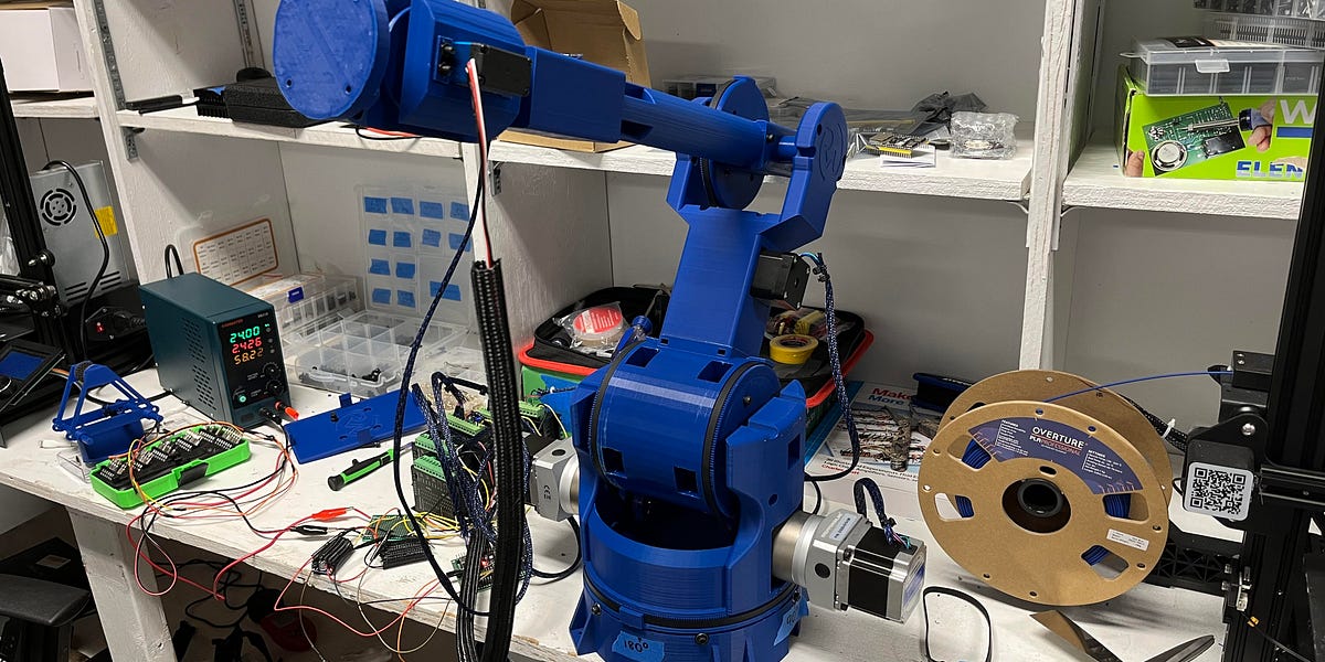 Build a 5-Axis, Industrial Grade Robotic Arm That Learns (How To)