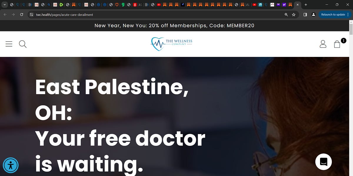 The Wellness Company (TWC) (Foster Coulson CEO) offered FREE medical care, support to all ...