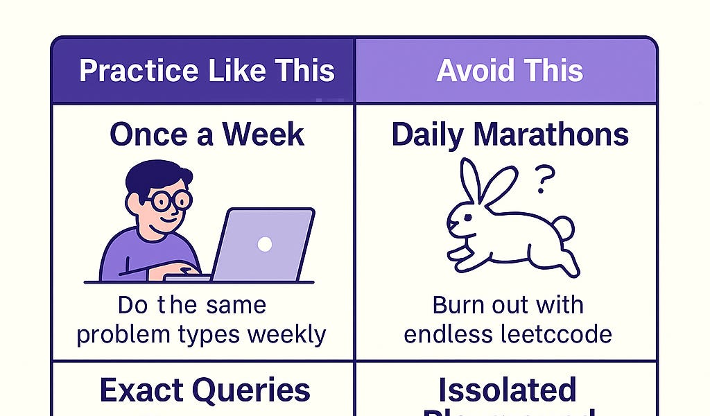 SQL Wrap: Practice Tips + Mistakes to Avoid