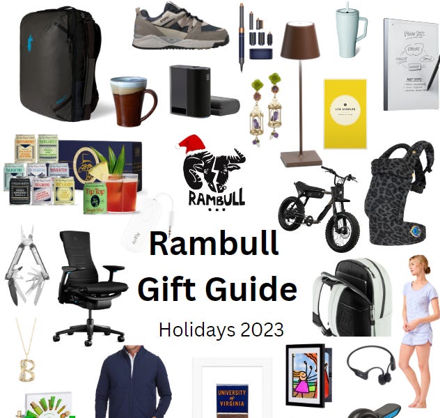 Rambull Gift Guide - by Rob B. - Rambull