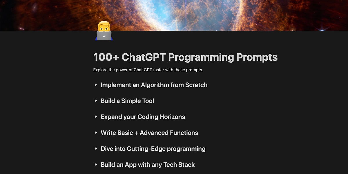 100+ Bing Programming Prompts for AI BEGINNERS GPT-4