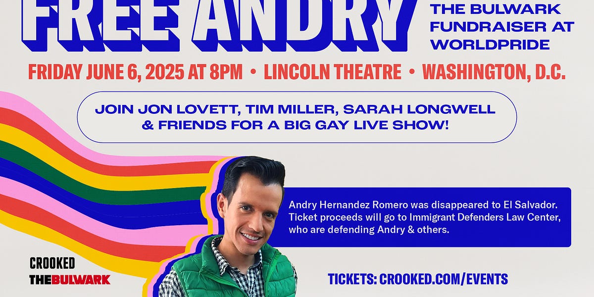 The Bulwark & Crooked Media to Host Fundraiser and Live Show Supporting ...