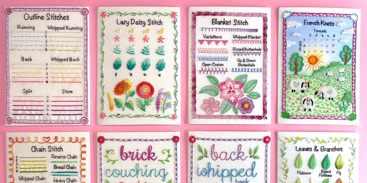All 12 Patterns for Sampler Guide Book