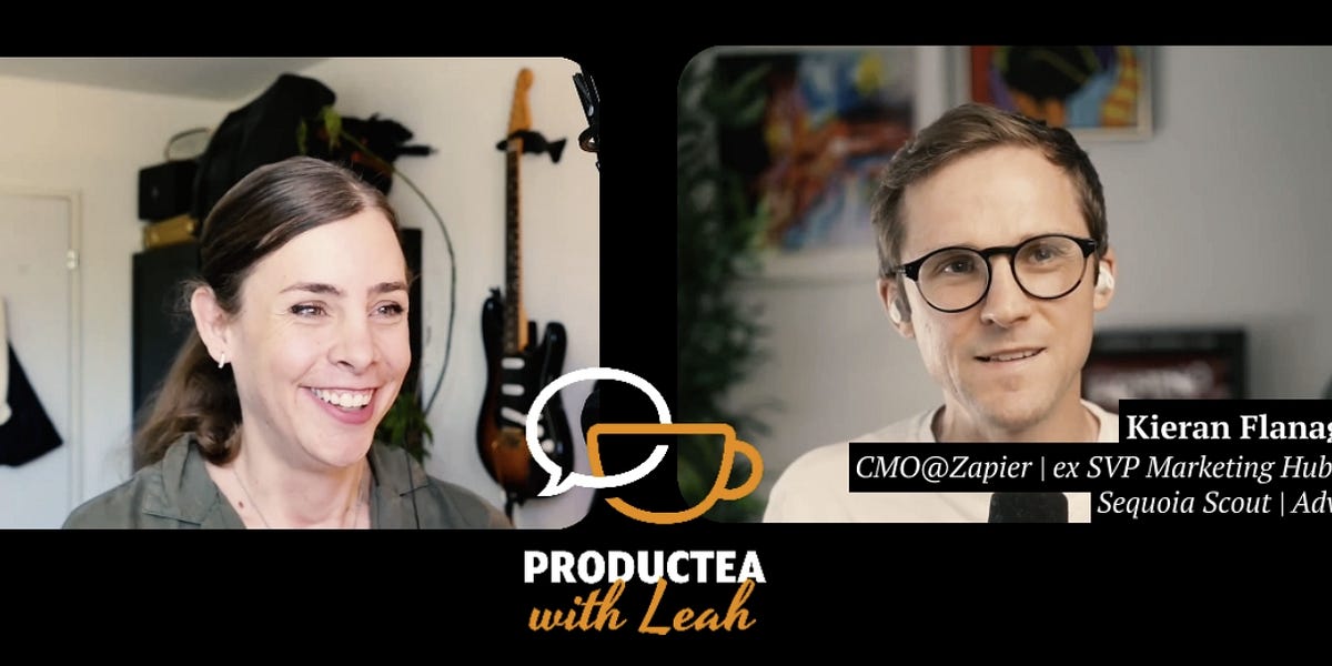S2E16: Leah & Kieran Flanagan - CMO@Zapier | ex-SVP Marketing Hubspot ...