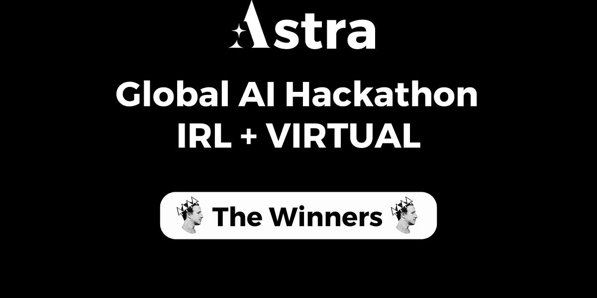 Announcing the Winners of Astra X Beeloud AI Hackathon