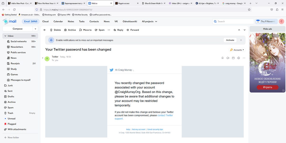 Crackdown on speech - xymphora’s Substack