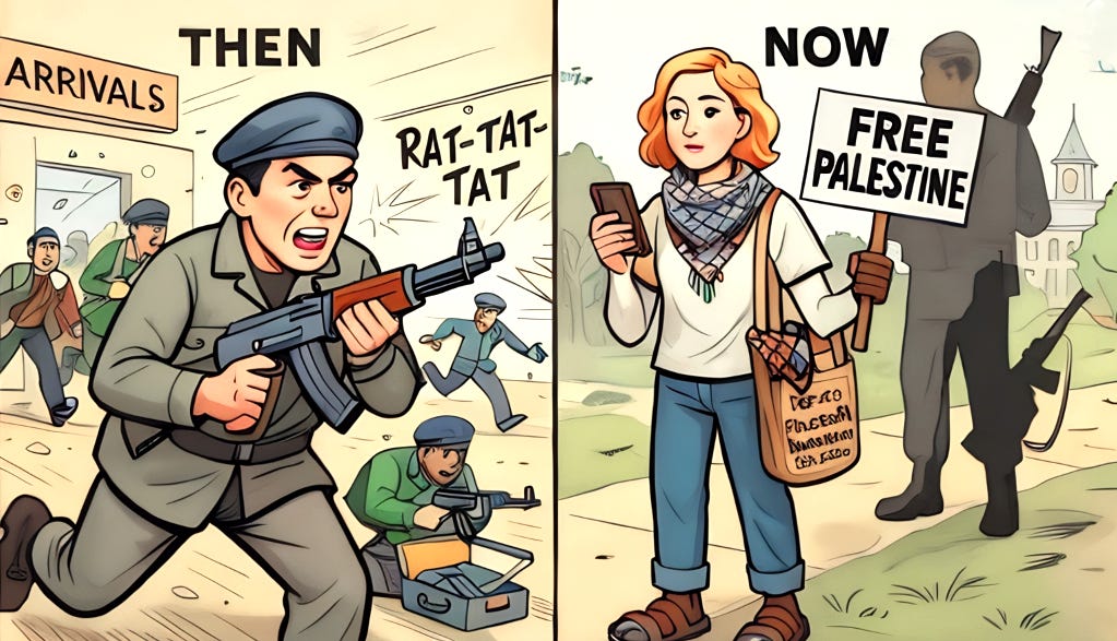 Not All Terrorists Wear a Jihad Band, Some Wear Keffiyehs and Tote Bags