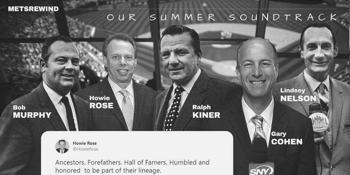 Podcast: Howie Rose - @MetsRewind