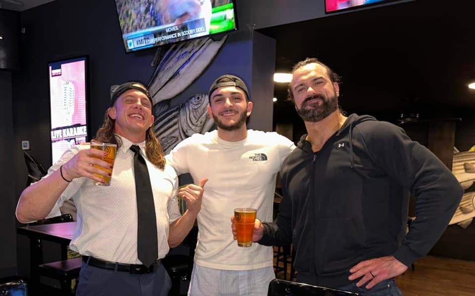 Yes, Matt Riddle & Drew McIntyre went to Jimmy's