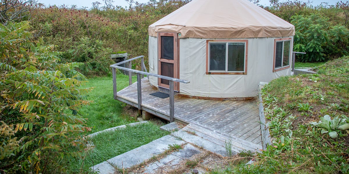 The Sunset Yurt - by Chelsea Diehl - Gadabout Maine