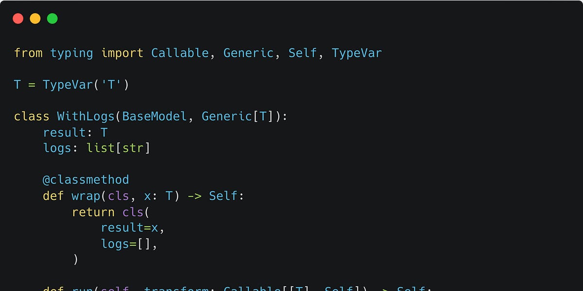 Intro to monads in Python and some type hinting Intro to monads in Python and some type hinting