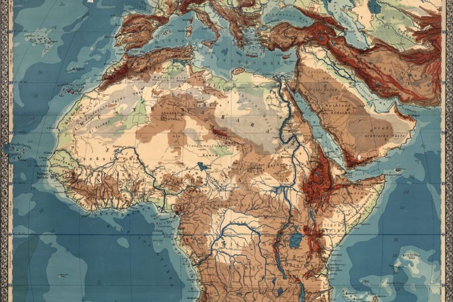 Los colores de un mapa físico - by Miguel García Álvarez