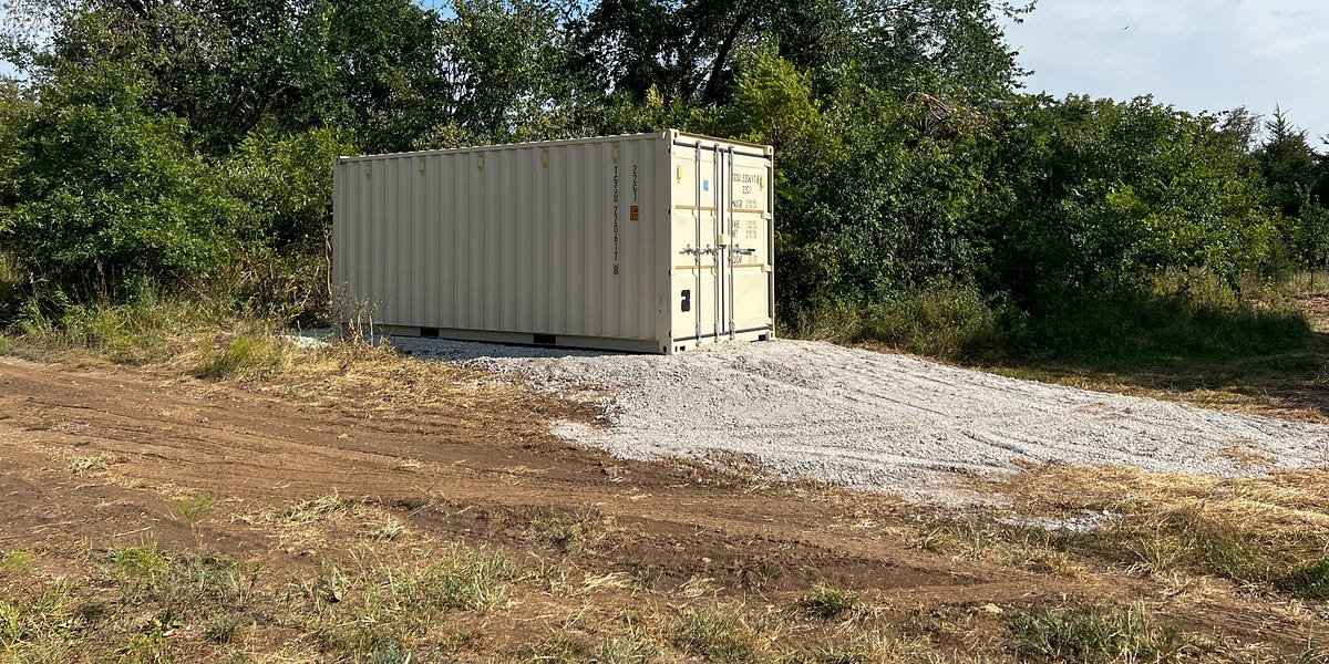Shipping Container - A Practical Solution for Recreational Farms