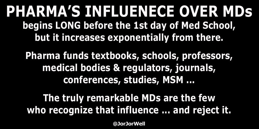 Pharma's Influence Over MDs - JorJorWell