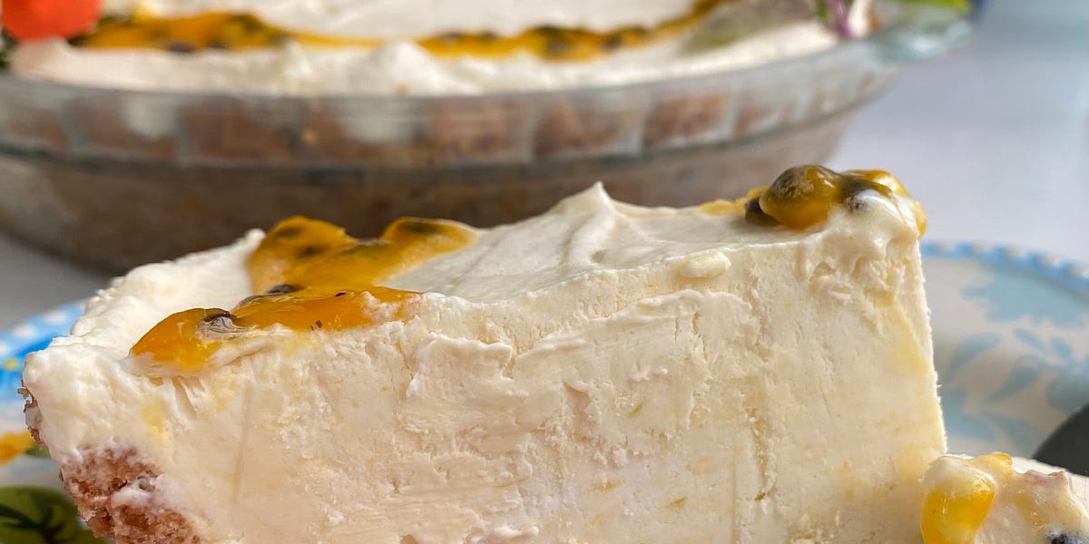 Bonus Recipe: Frozen Passion Fruit Pie