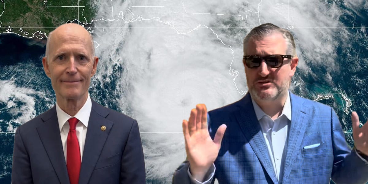 Ted Cruz, Rick Scott, and Other Senate Republicans Voted to Defund FEMA ...