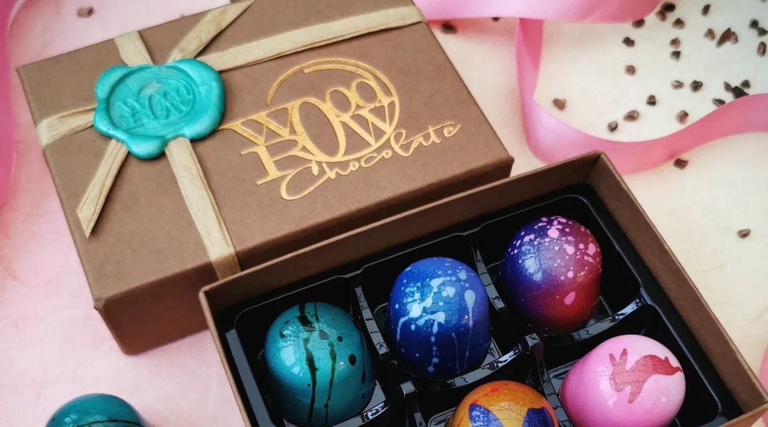 Chocolate made in Suffolk - by Charlotte Smith-Jarvis