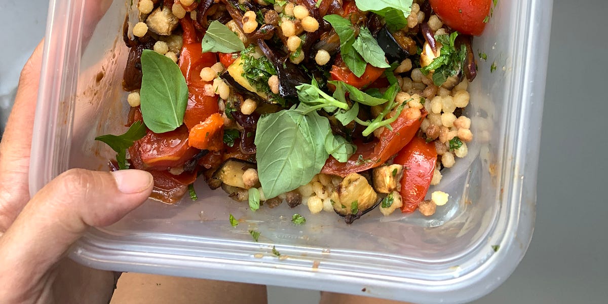 Caponata-fregolasalade - FC Vanja