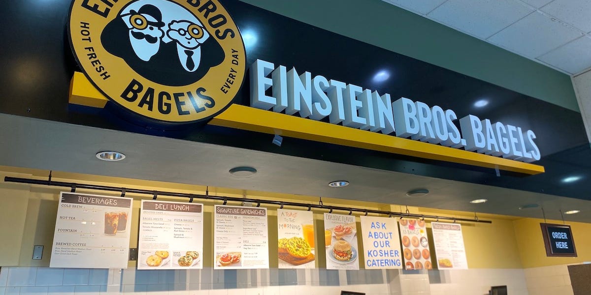 Can I find a good Seattle bagel at... Einstein Bros. Bagels