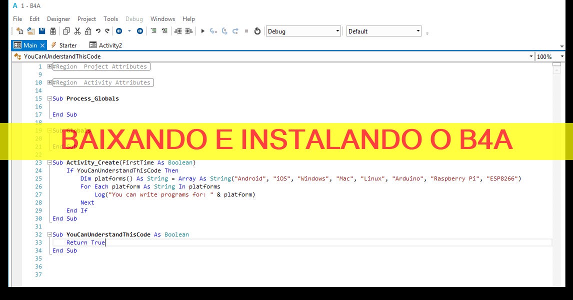 Como baixar e instalar o B4A - IDE gratuita para criação de apps Android