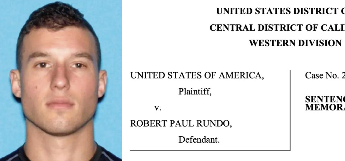 Neo-Nazi leader Robert Rundo to leave jail after sentencing