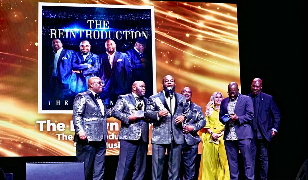 THE BROWN BOYZ WIN 2022 STELLAR AWARD FOR QUARTET OF THE YEAR