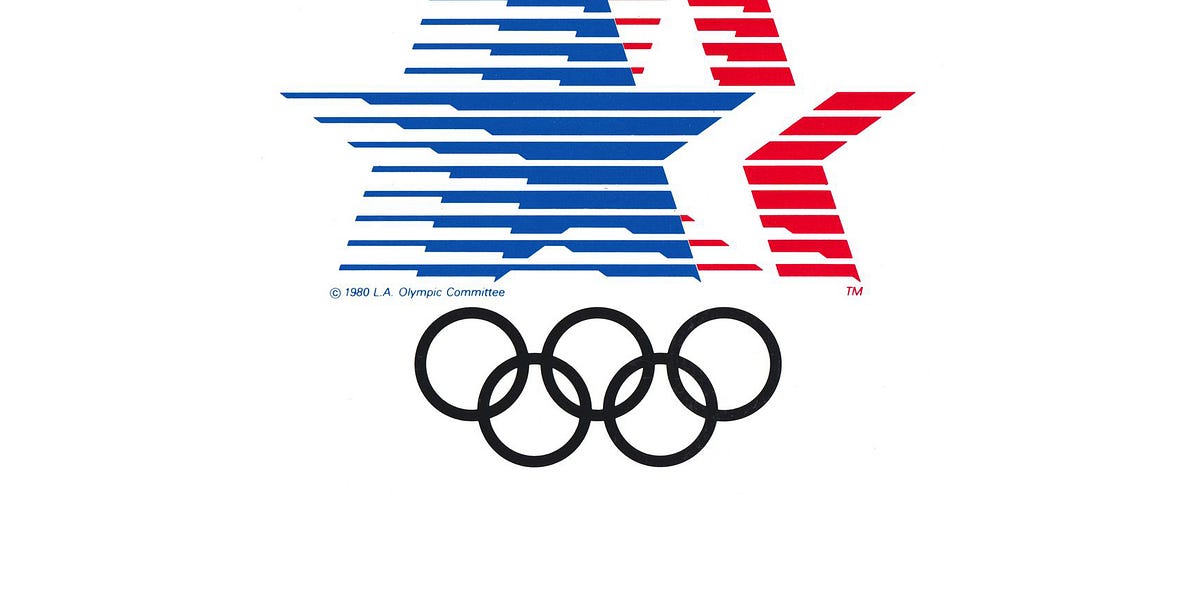 Los Angeles 1984 Logo Design History - by Richard Baird