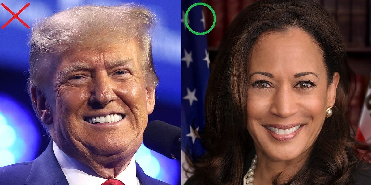 Four reasons not to vote for Trump, and four reasons to vote for Harris