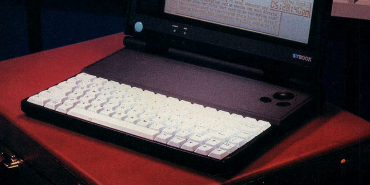 ST Book, the Notebook Atari ST - Hardware - Retro Computing