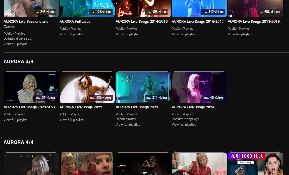 Are you looking for Aurora videos ? - Fabrice’s Substack