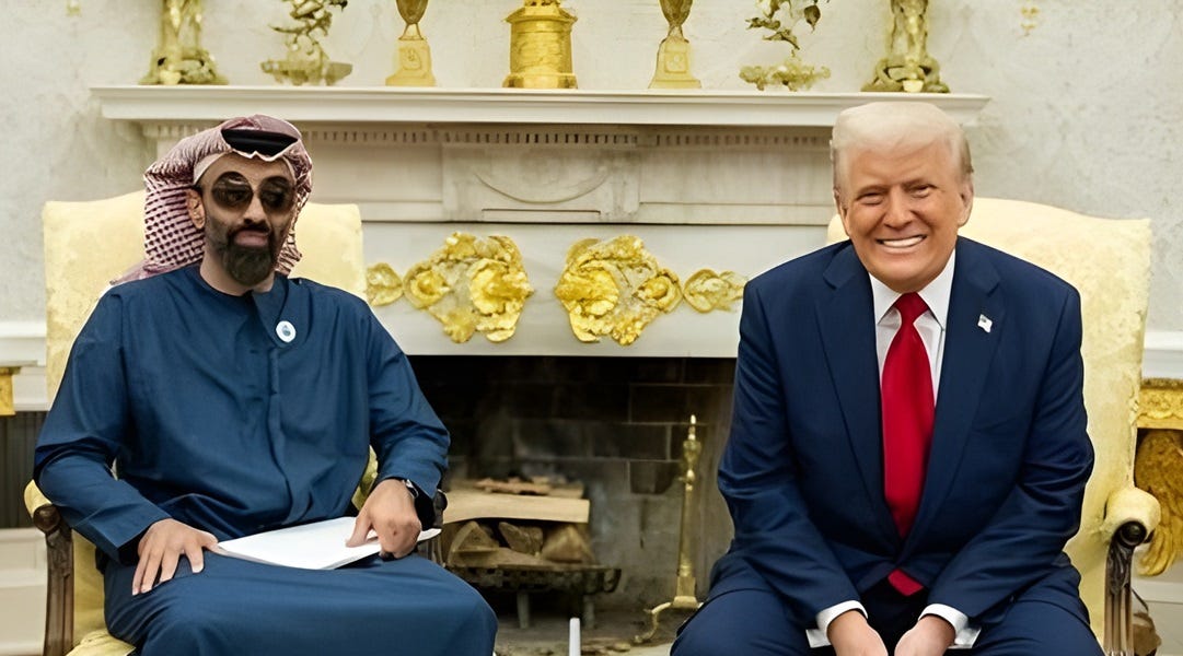 The UAE's Sheikh Thanoon ends officail US visit