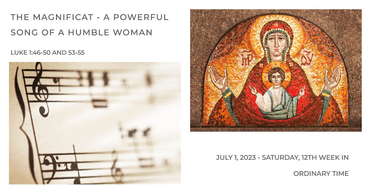 The Magnificat - A powerful song of a humble woman