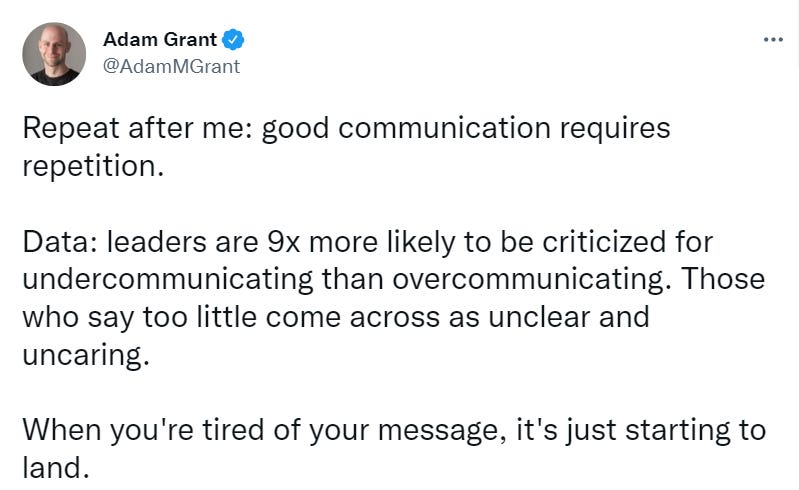 Improve Your Team Communication with Repetition: The Rule of 7