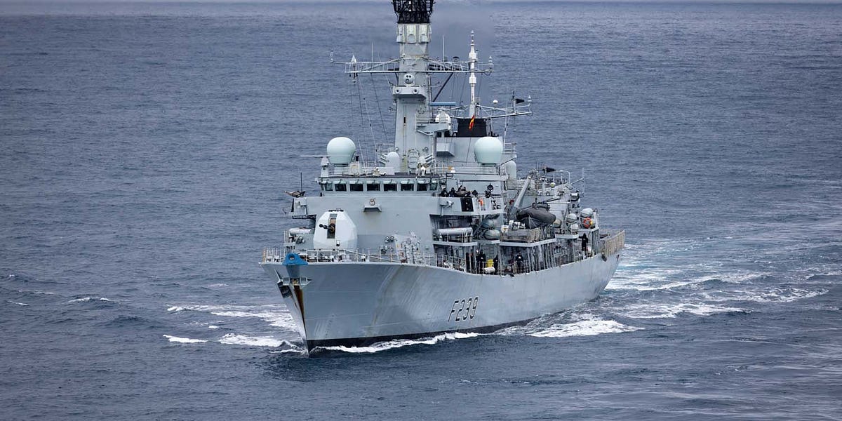 British Royal Navy Warship Shadows Russian Vessel Close To UK