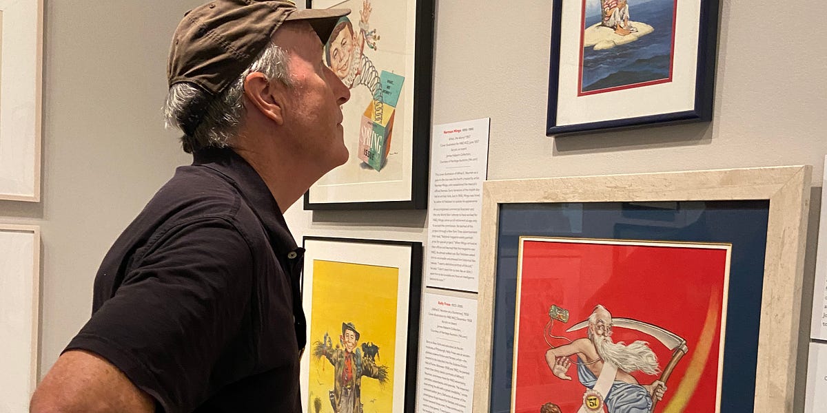 Mad Magazine Art Exhibition - by James Gurney - Paint Here