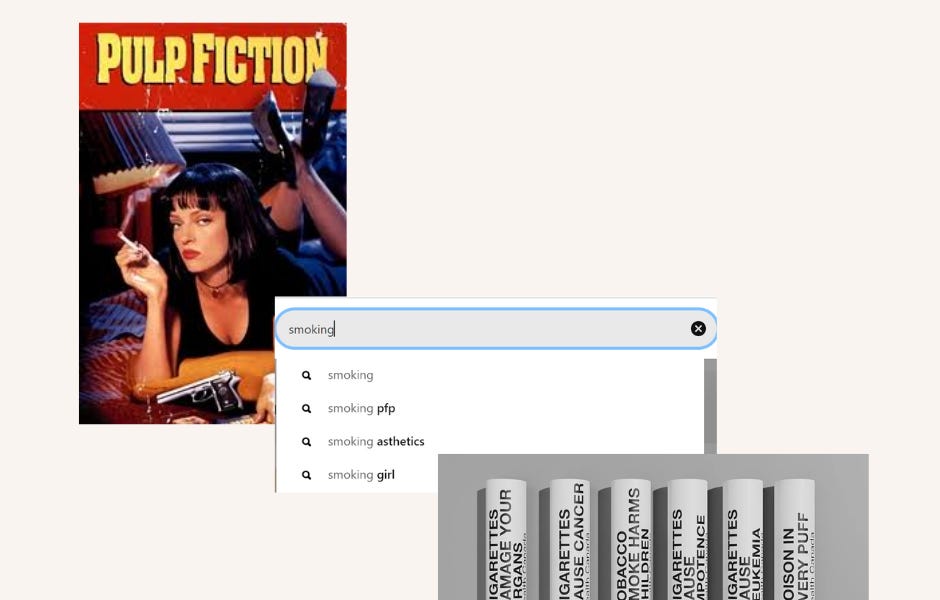 Nicotine: art, aesthetic, and agent of disease - by sandra