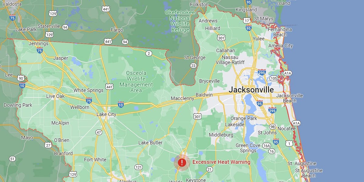 FDOC is allowing lighter uniforms due to extreme heat