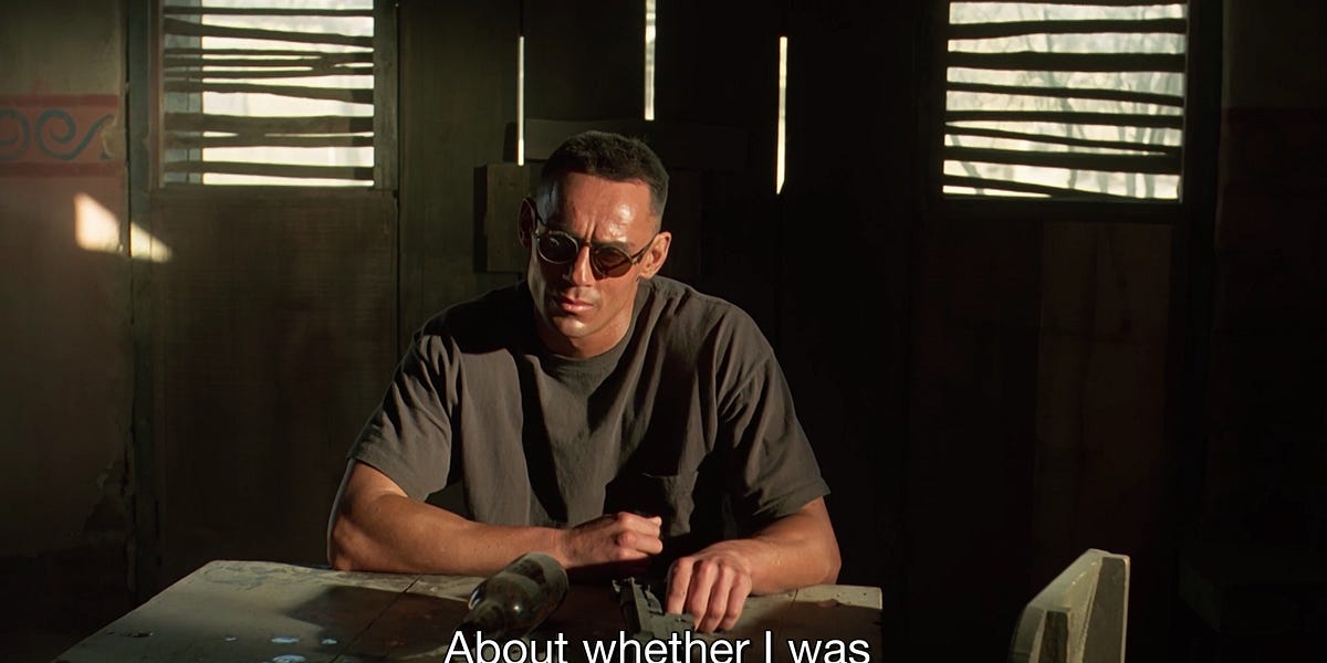 Every pair of sunglasses in the 1992 cyberpunk movie Nemesis