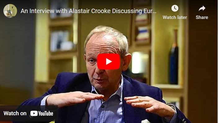 Alastair Crooke on Western censorship