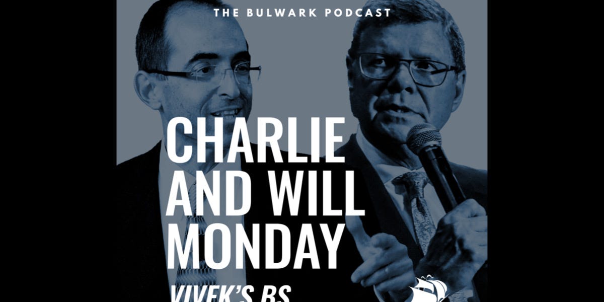 Charlie and Will Monday: Vivek’s BS
