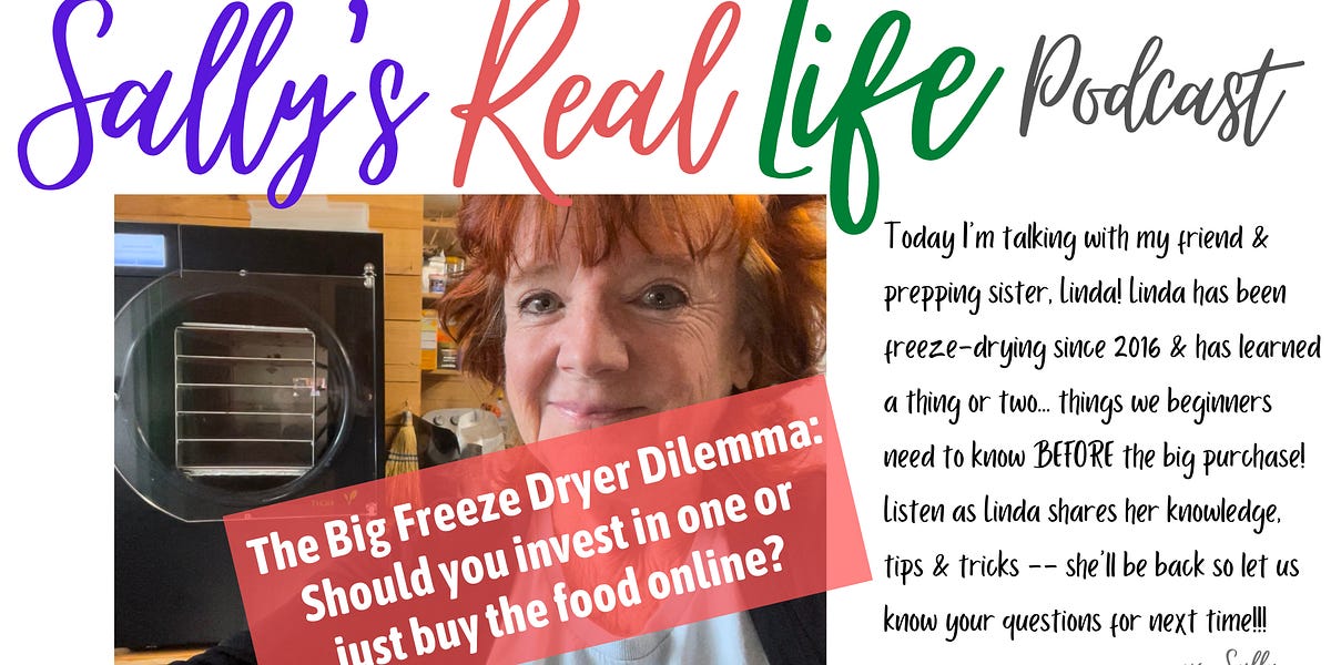 Freeze-Drying with Linda: Beginner Basics - by Sally Oh