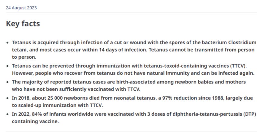 Tetanus - Lockjaw - by Danni Møller - Danni’s Substack