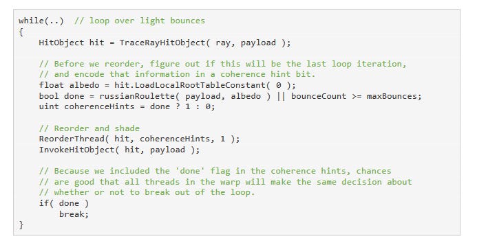 Shader Execution Reordering: Nvidia Tackles Divergence Shader Execution Reordering: Nvidia Tackles Divergence