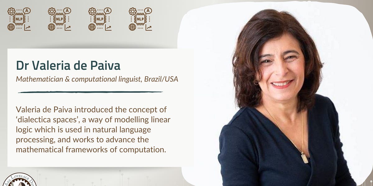 Dr Valeria de Paiva, Mathematician and computer scientist
