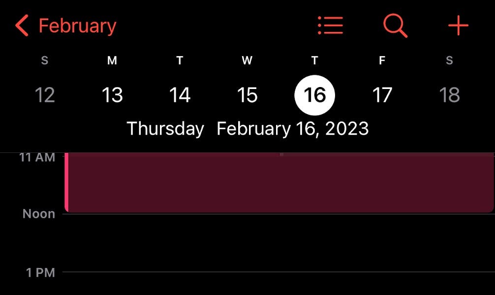 A Digital Calendar That Allows a Single Event on Multiple Calendars