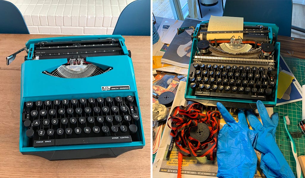 Not writing, but typing - Austin Kleon