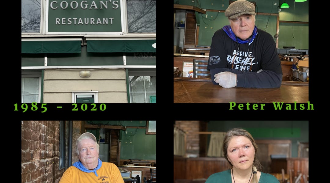 SPECIAL EDITION: Elegy for an Old Friend: Coogan’s. and Peter Walsh