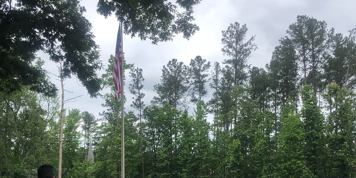 Memorial Day at McClellan Cemetery - by Jason Benefield