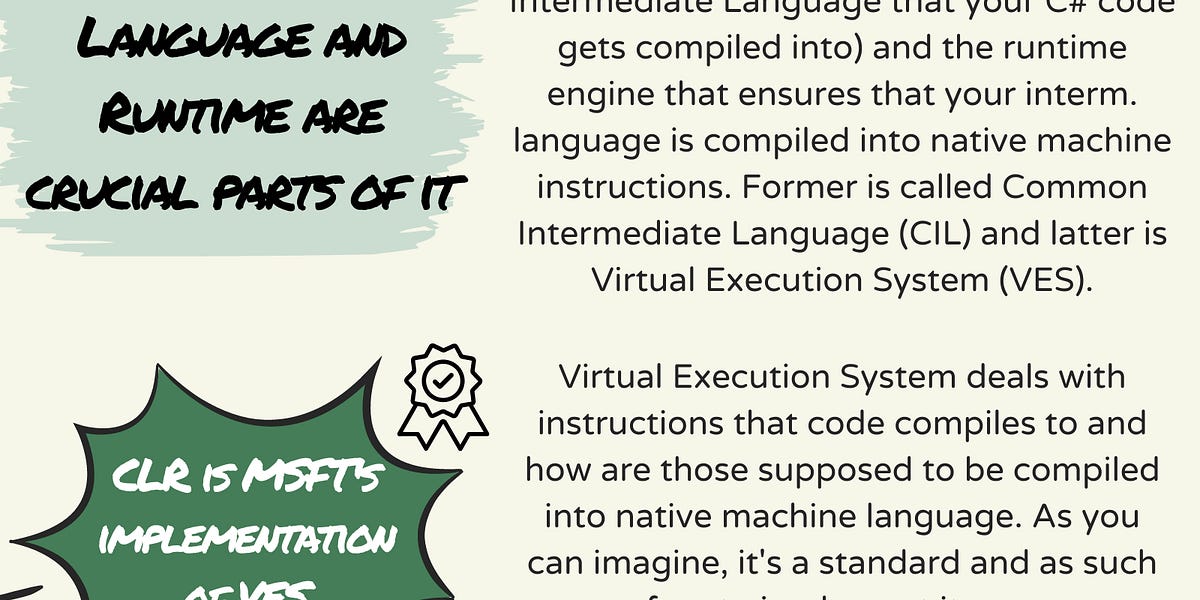 Common Language Infrastructure, Runtime, Type System and other C-s