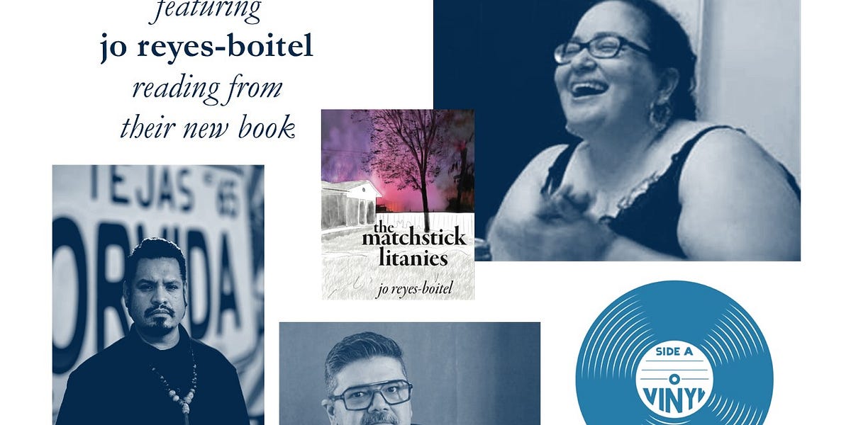 An update + virtual reading - by jo reyes-boitel